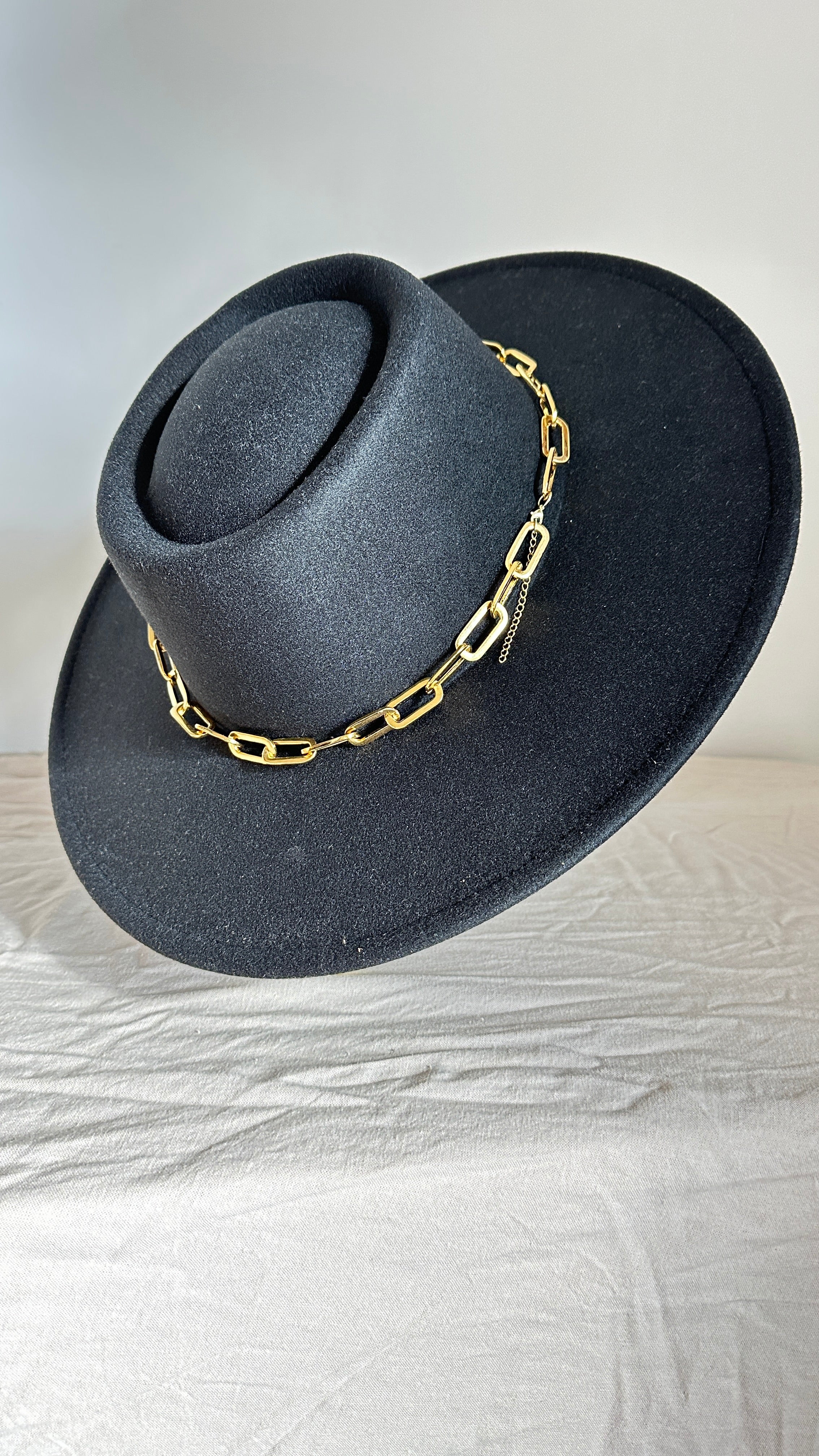 Hats & Hat Chains, wide brim vegan felt fedora hats, panama hats ...